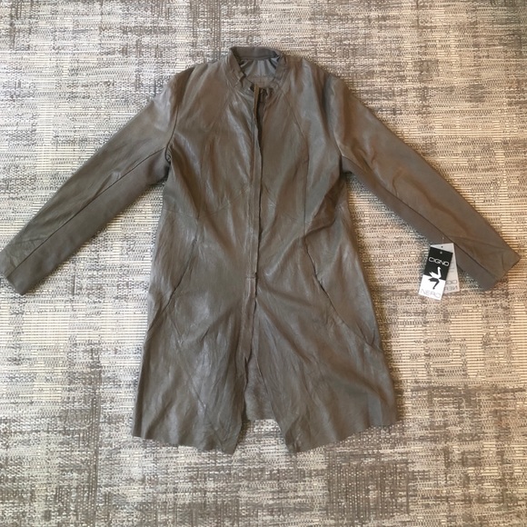 Cigno Nero | Jackets & Coats | Italian Long Leather Coat | Poshmark